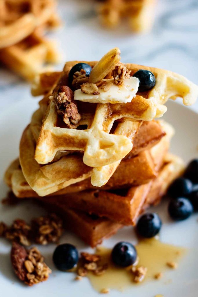Fluffy Waffles | light batter + amazing flavor – Milk and Pop