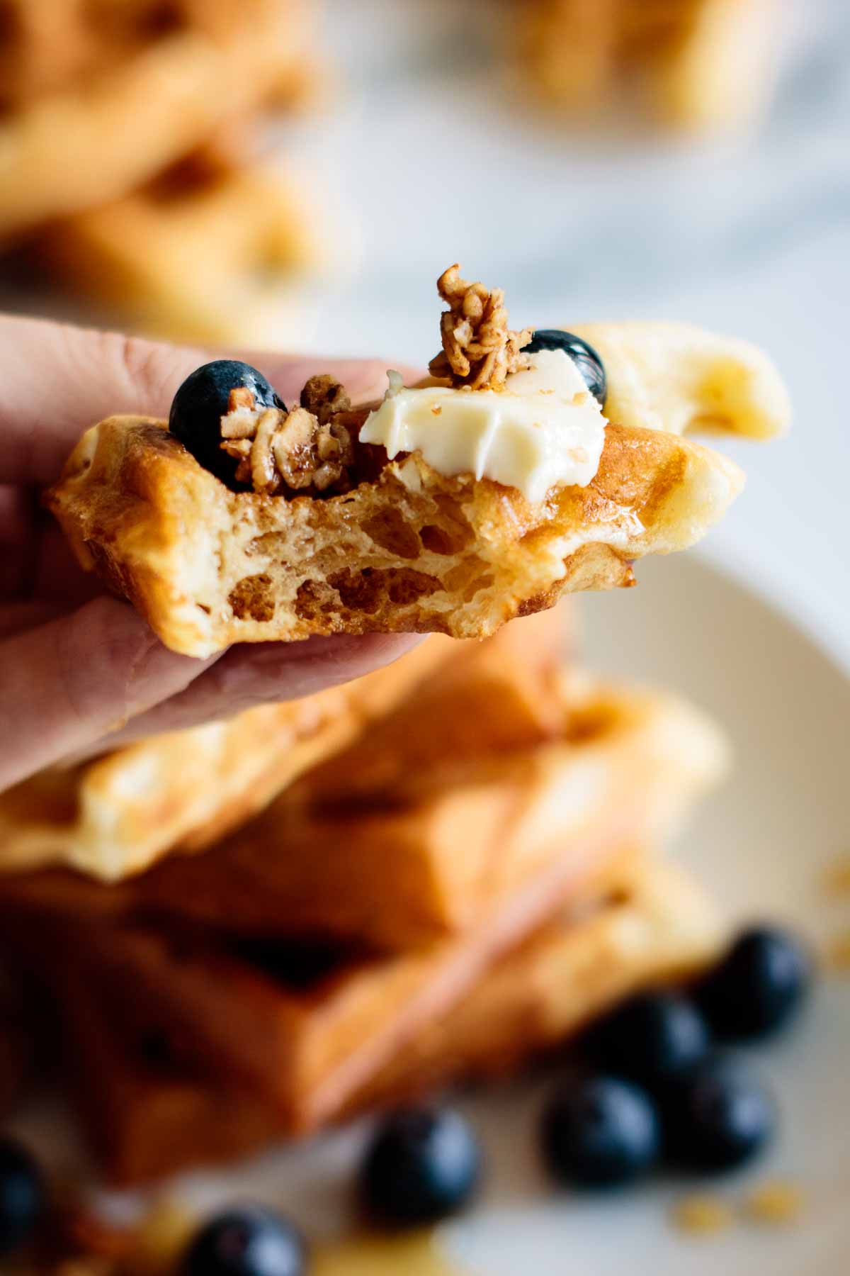 Fluffy Waffles | light batter + amazing flavor – Milk and Pop