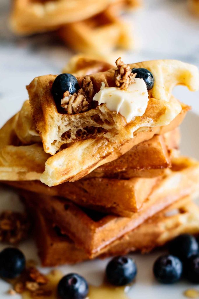 Fluffy Waffles | light batter + amazing flavor – Milk and Pop