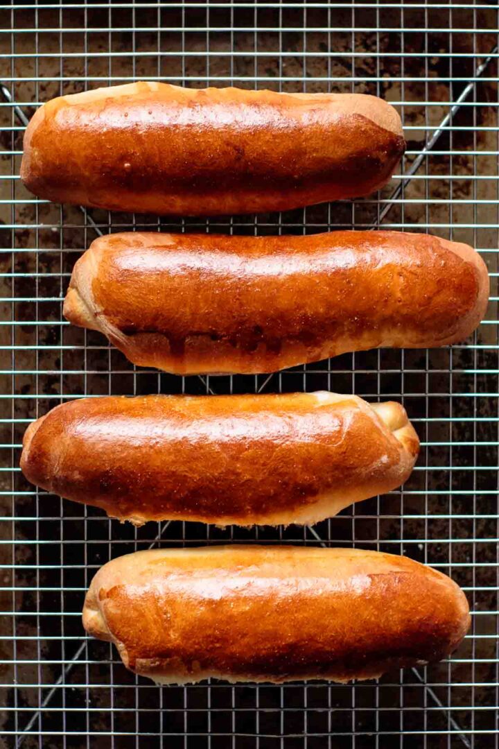 Brioche Hot Dog Buns Recipe – Milk and Pop
