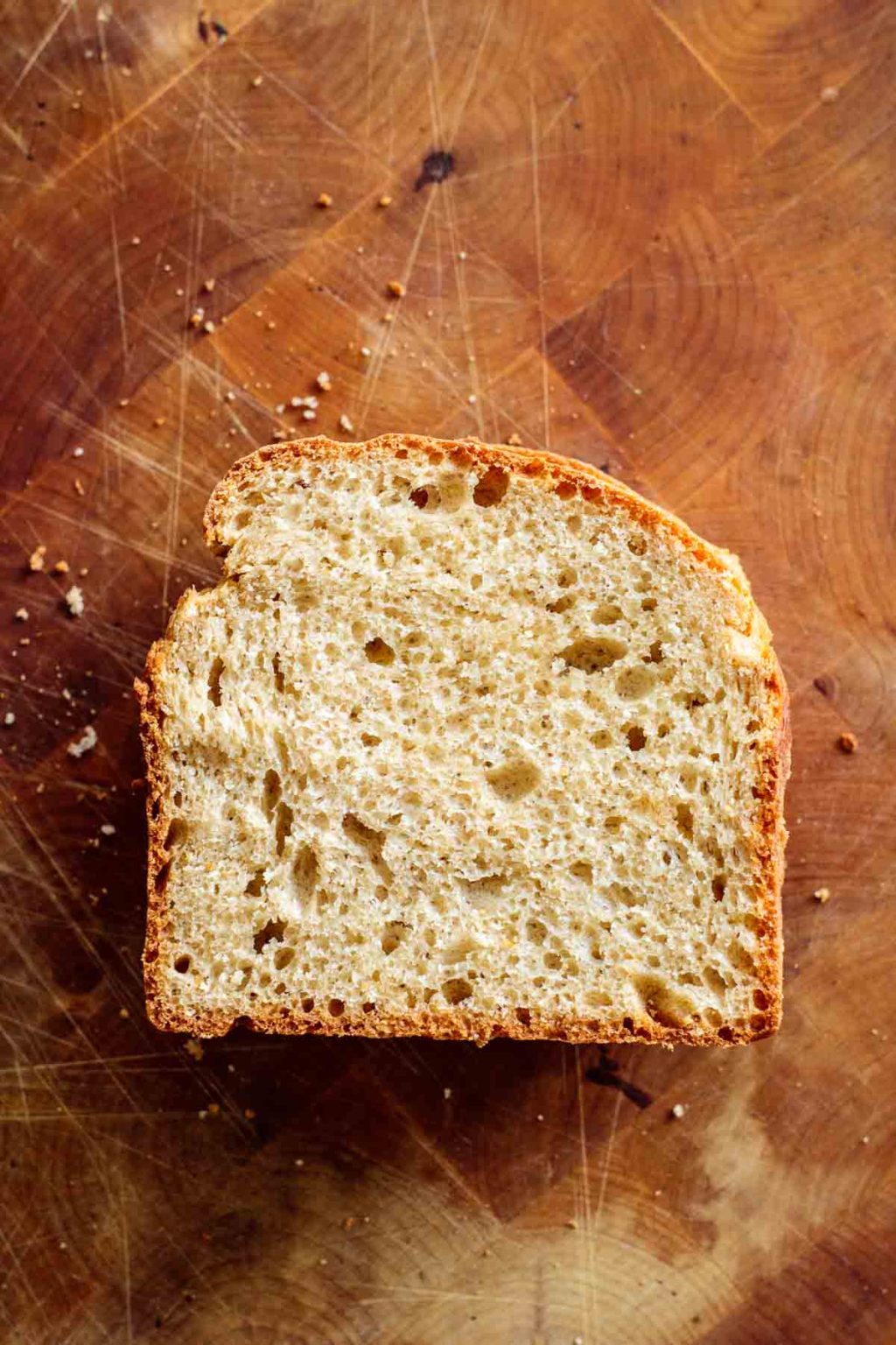 Lazy Man's Bread (No-Knead Sandwich Bread) – Milk and Pop