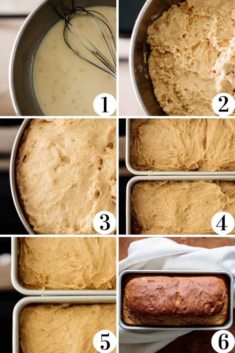 Lazy Man's Bread (No-Knead Sandwich Bread) – Milk and Pop