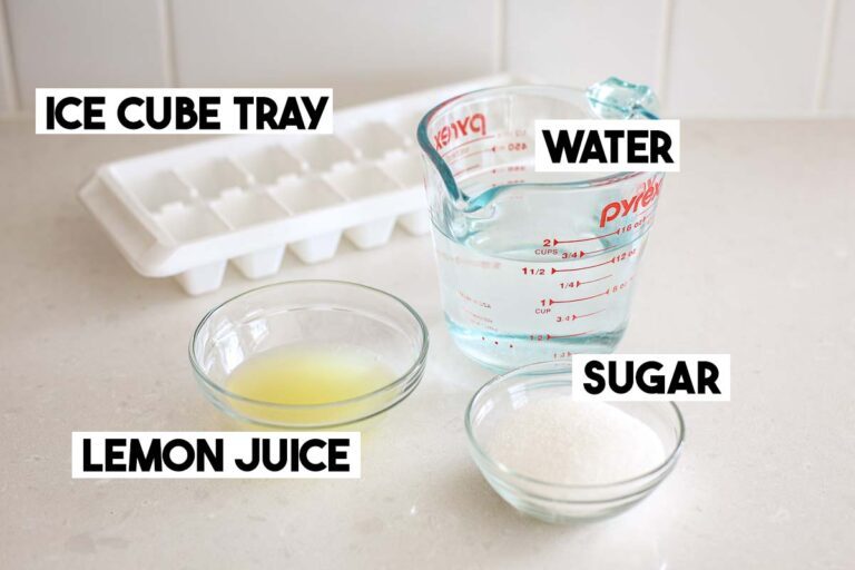 Lemonade Ice Cubes (With Lemonade) – Milk and Pop