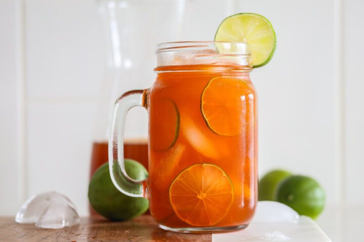 Thai Tea Lemonade (Thai Lime Iced Tea) – Milk and Pop