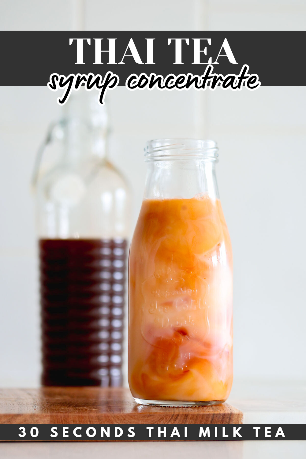 Thai Tea Syrup (Thai Tea Concentrate) – Milk and Pop